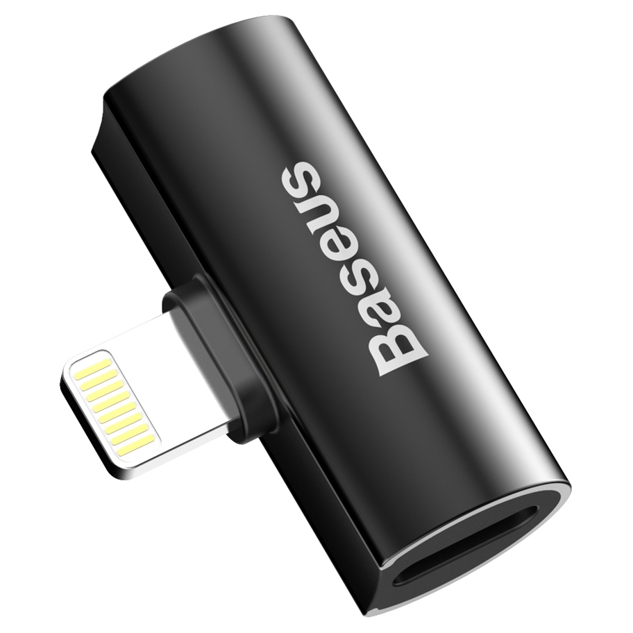 Baseus Female Lightning Audio Charging Adapter for iPhone / iPad